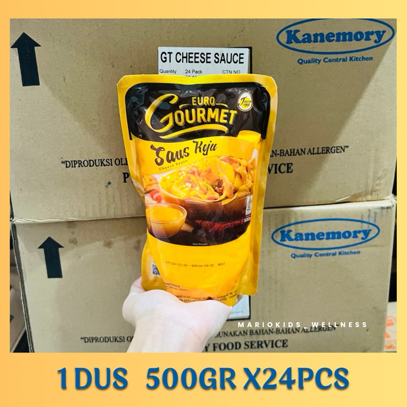 Jual Euro Gourmet Cheese 1 dus / 1 karton 500gr x 24pcs | Shopee Indonesia