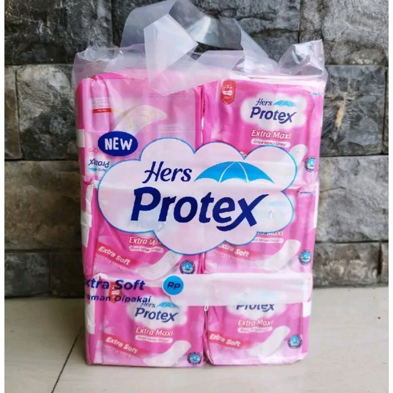 Jual [6Pack/3Pack] 1 Tas Isi 6 Pack HERS PROTEX PINK Tanpa Sayap Isi 8 Lembar | Shopee Indonesia