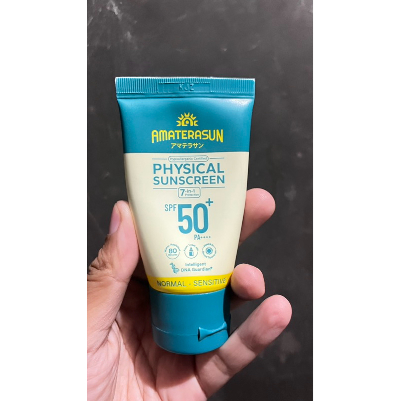 Jual AMATERASUN [REAL SPF Certified] Physical Sunscreen SPF 50+ PA++++ (preloved) | Shopee Indonesia