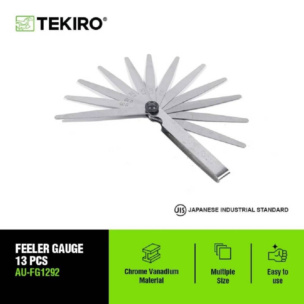 Jual TEKIRO FEELER GAUGE 13 BLADE / PULLER GAUGE SET 13BLADE / ALAT ...
