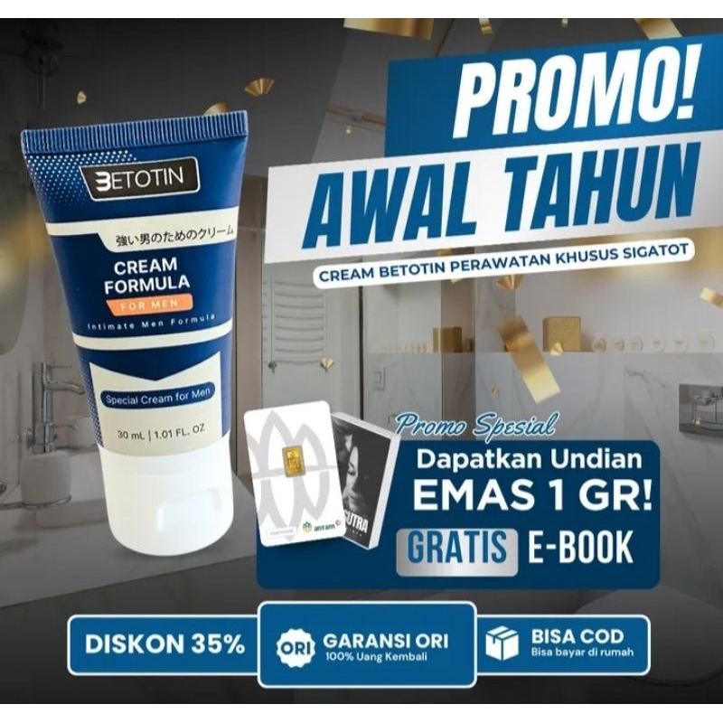 Jual BETOTIN CREAM Intimate Men Formula Krim Pembesar Ukuran & Penambah ...