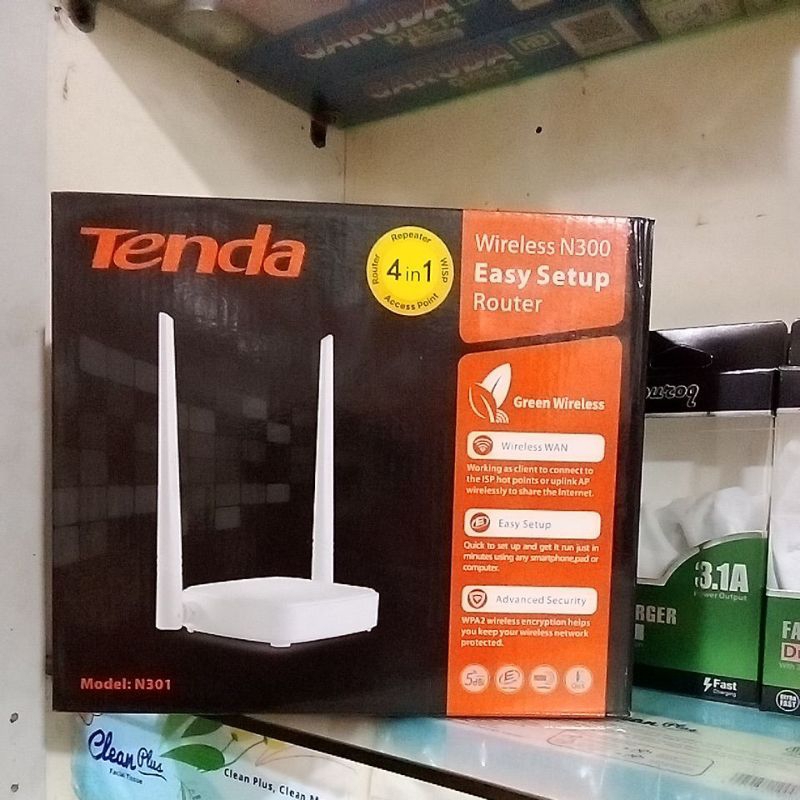 Jual Router Tenda N301 Wireless Wifi | Shopee Indonesia