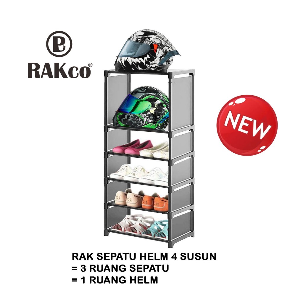 Jual RAK SEPATU HELM 7 Susun Multifungsi kombinasi /Tempat Multiguna ...