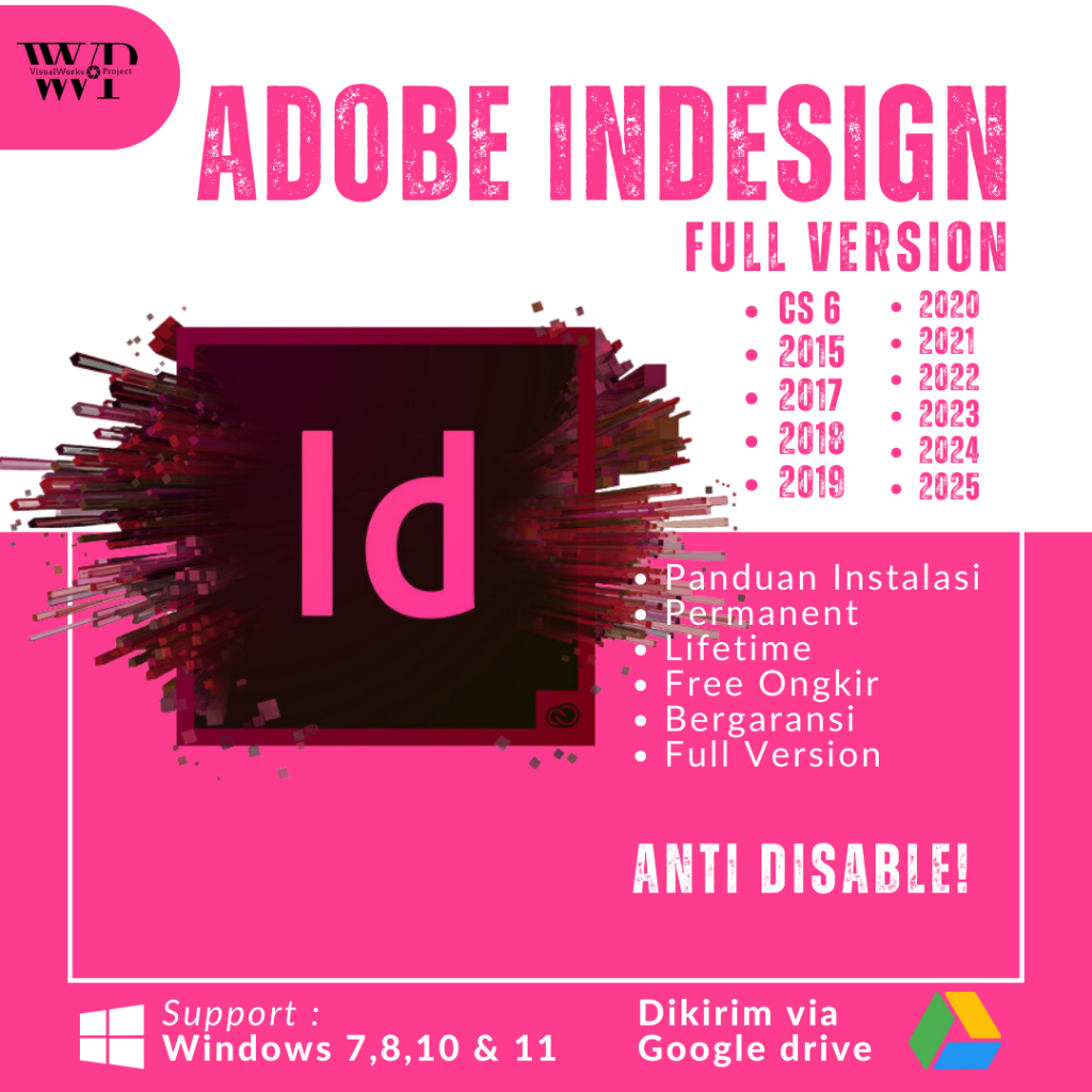 Jual InDesign Full Version Baru/Lama Anti-Disable 2025 2024 2023 2022 ...