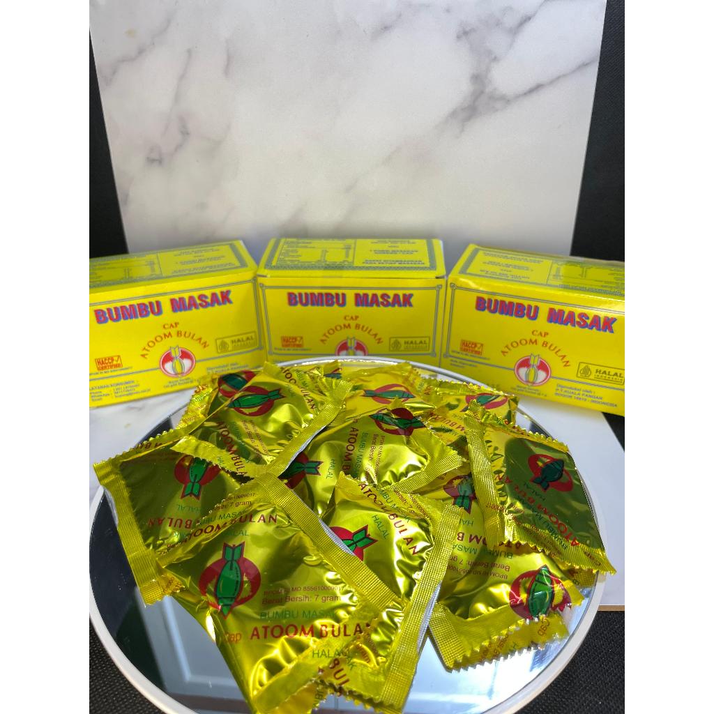 Jual BUMBU MASAK ATOM BULAN 1 BOX | Shopee Indonesia
