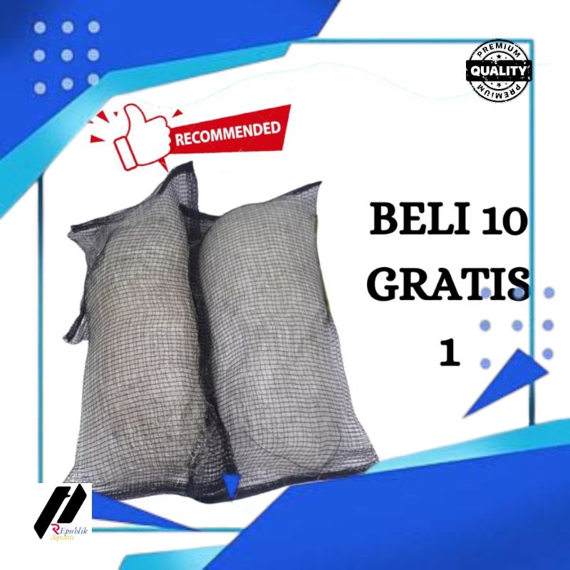 Jual media filter jaring nelayan 100 gram /Jaring bekas nelayan media ...