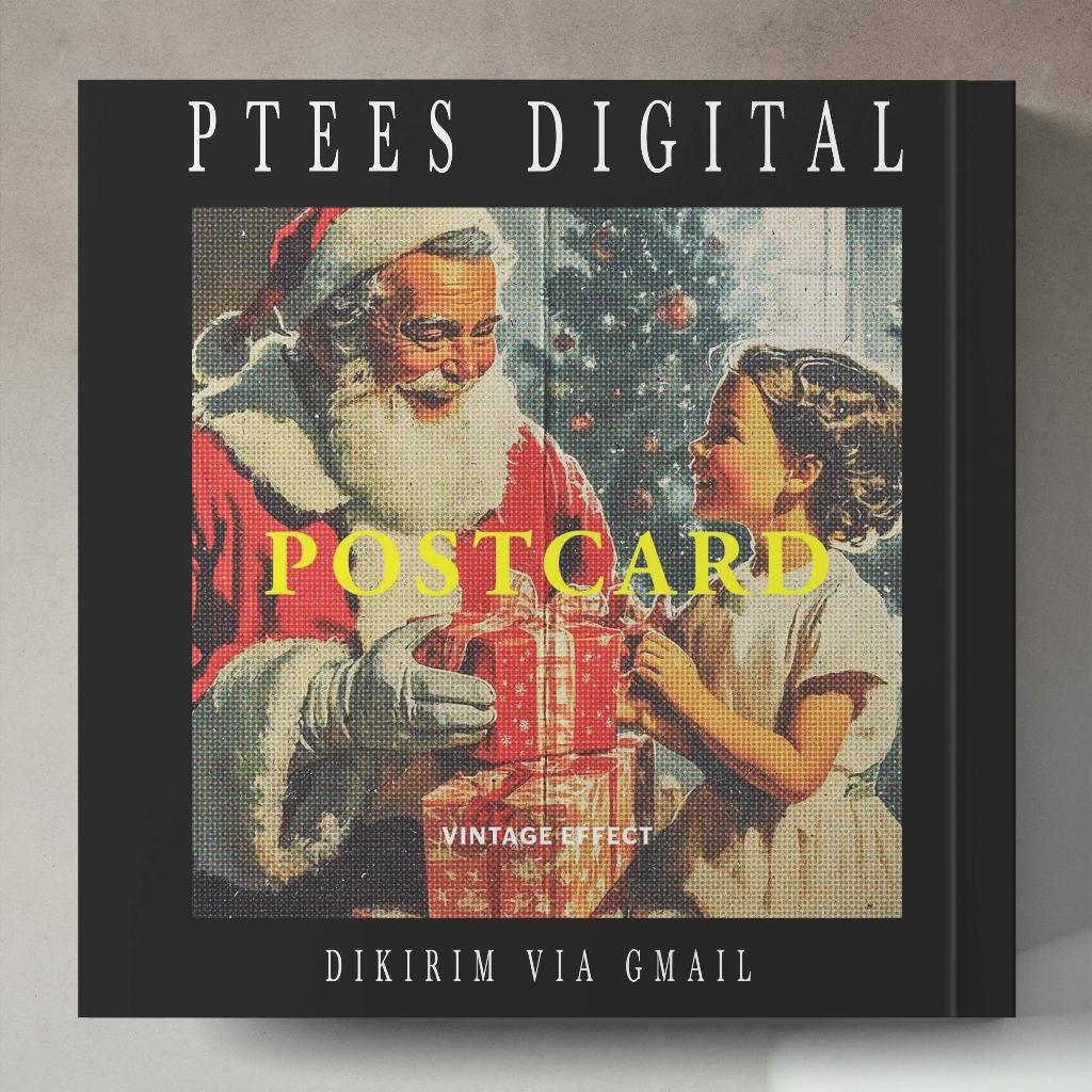 Jual PD0570 - Vintage Halftone Postcard Effect - PSD PHOTOSHOP ...