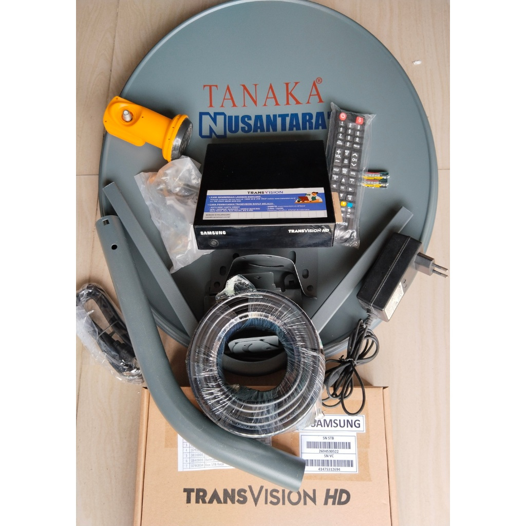 Jual SAMSUNG HD SATELLITE DECODER TRANSVISION LENGKAP DISH PARABOLA ...
