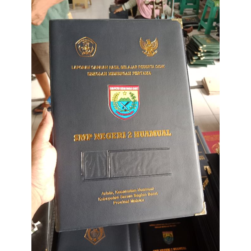 Jual Sampul Raport SD SMP SMA Custom Logo Warna isi 20 Lembar | Shopee ...