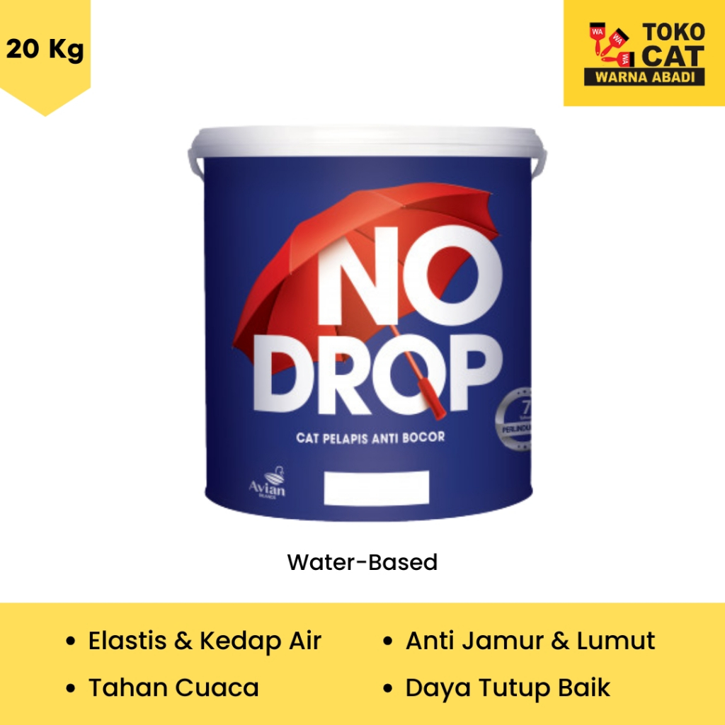 Jual Cat Waterproofing (Anti Bocor) No Drop 20 Kg | Shopee Indonesia