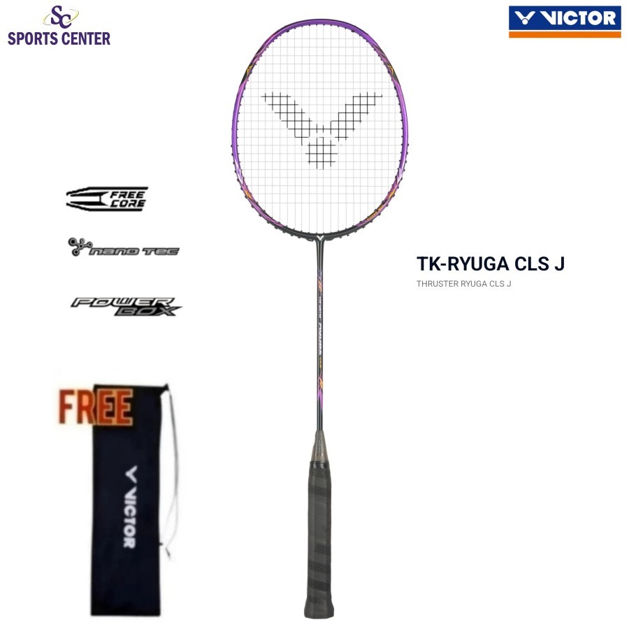 Jual New Color Raket Badminton Victor Thruster Ryuga CLS J / TK RYUGA ...