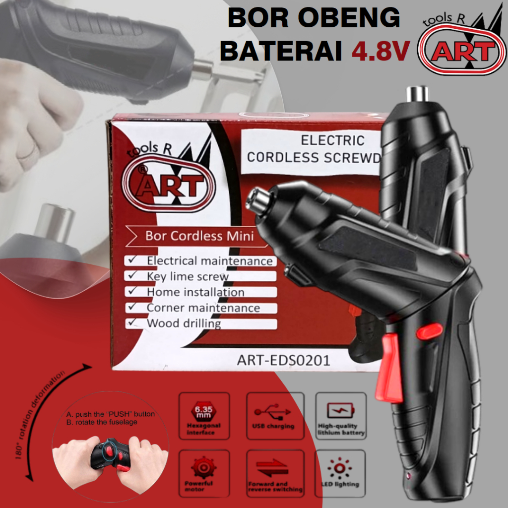 Jual Mesin Bor Obeng 4.8V Mesin Bor Obeng Tanpa Kabel Cordless ...