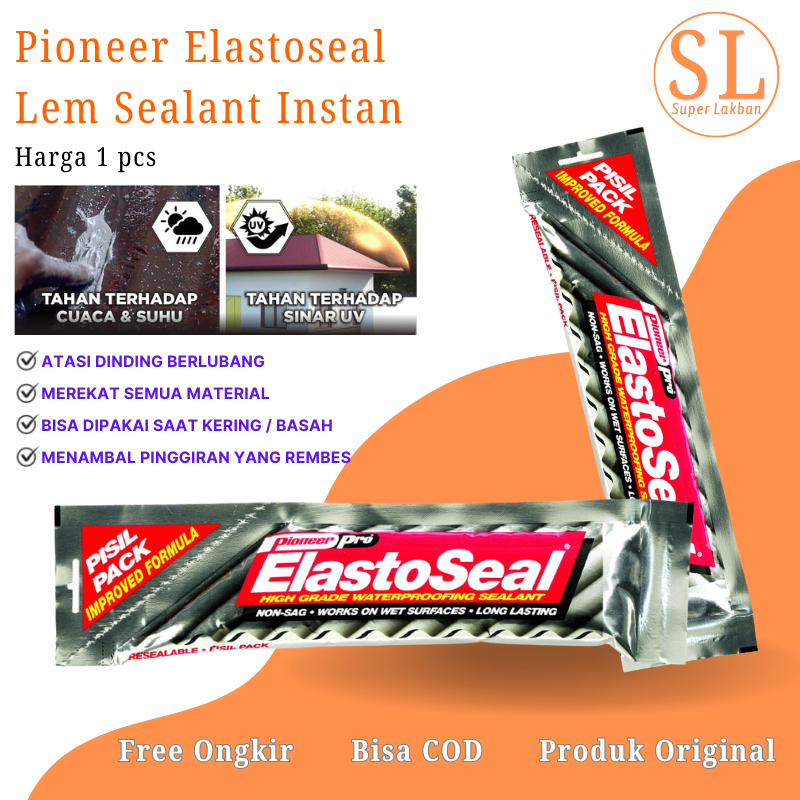 Jual Lem Atap Rumah Anti Bocor Pioneer Elastoseal Perekat Dinding ...