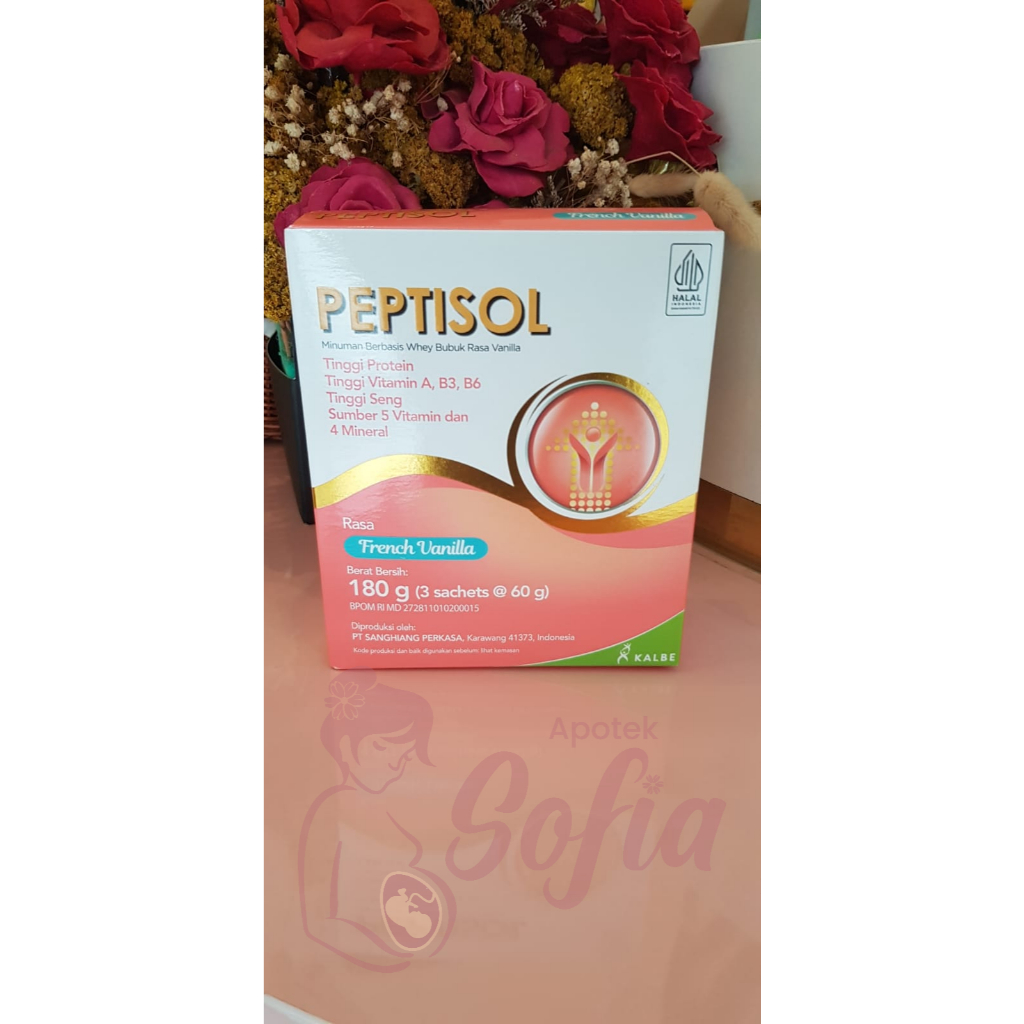 Jual Peptisol Rasa French Vanilla 180 g | Shopee Indonesia