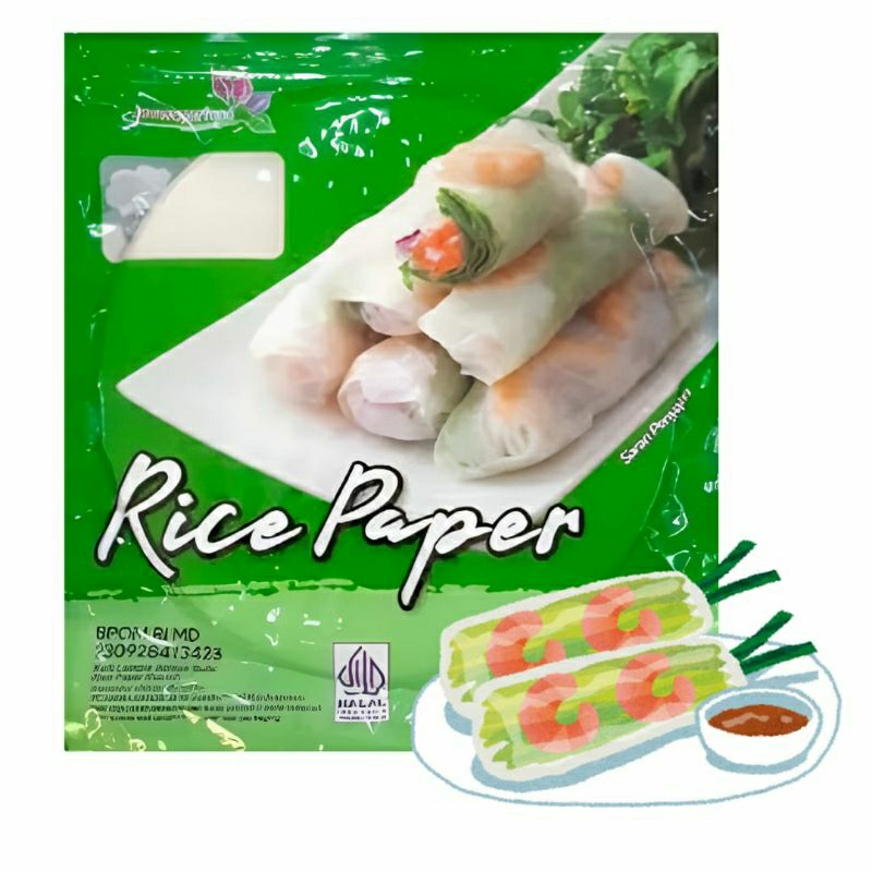 Jual rice paper / kulit lumpia vietnam java | Shopee Indonesia