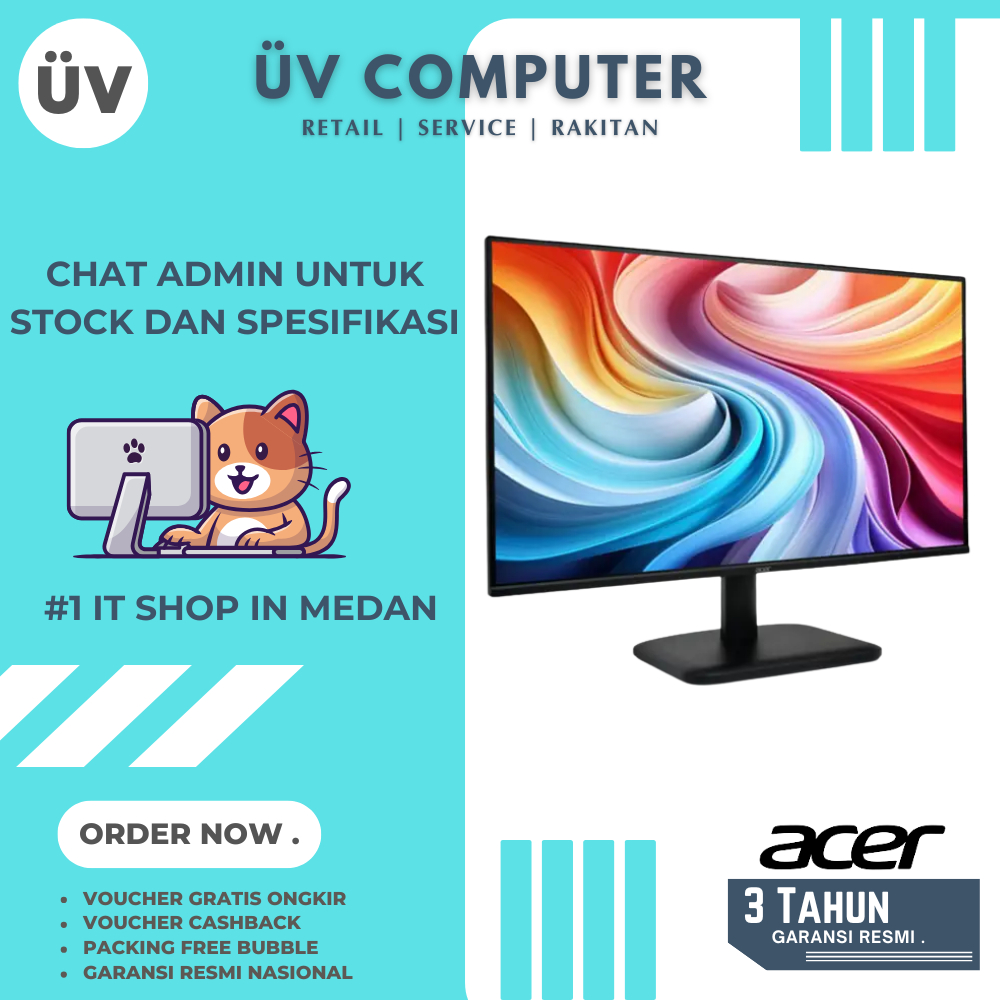 Jual Monitor LED LCD ACER EK271G | 27" inch | FHD 1080p | Panel IPS ...