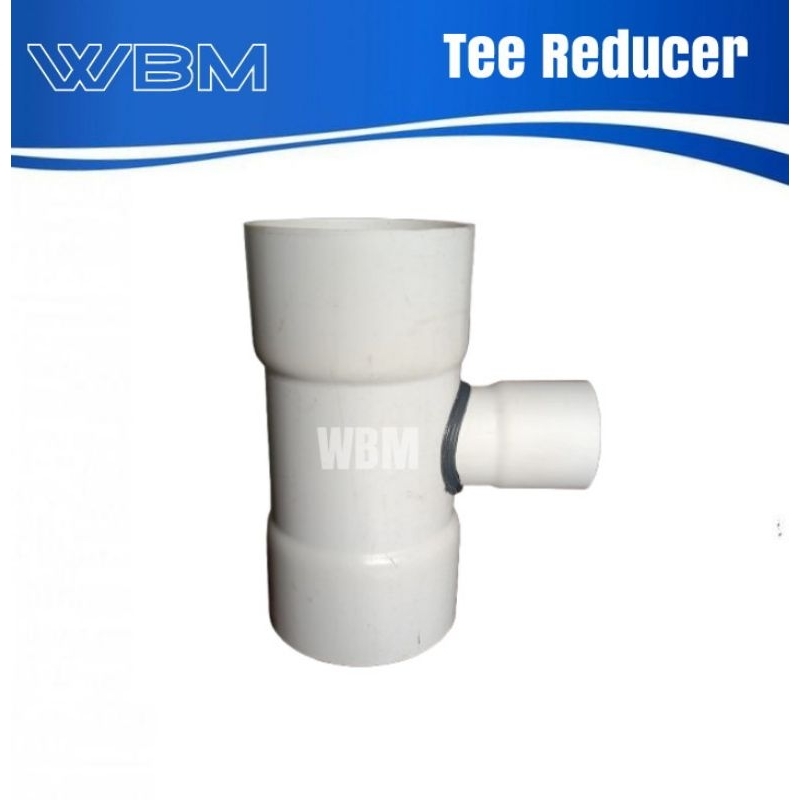 Jual Tee reducer 3 x 2 " inchi type aw fitting pvc | Shopee Indonesia