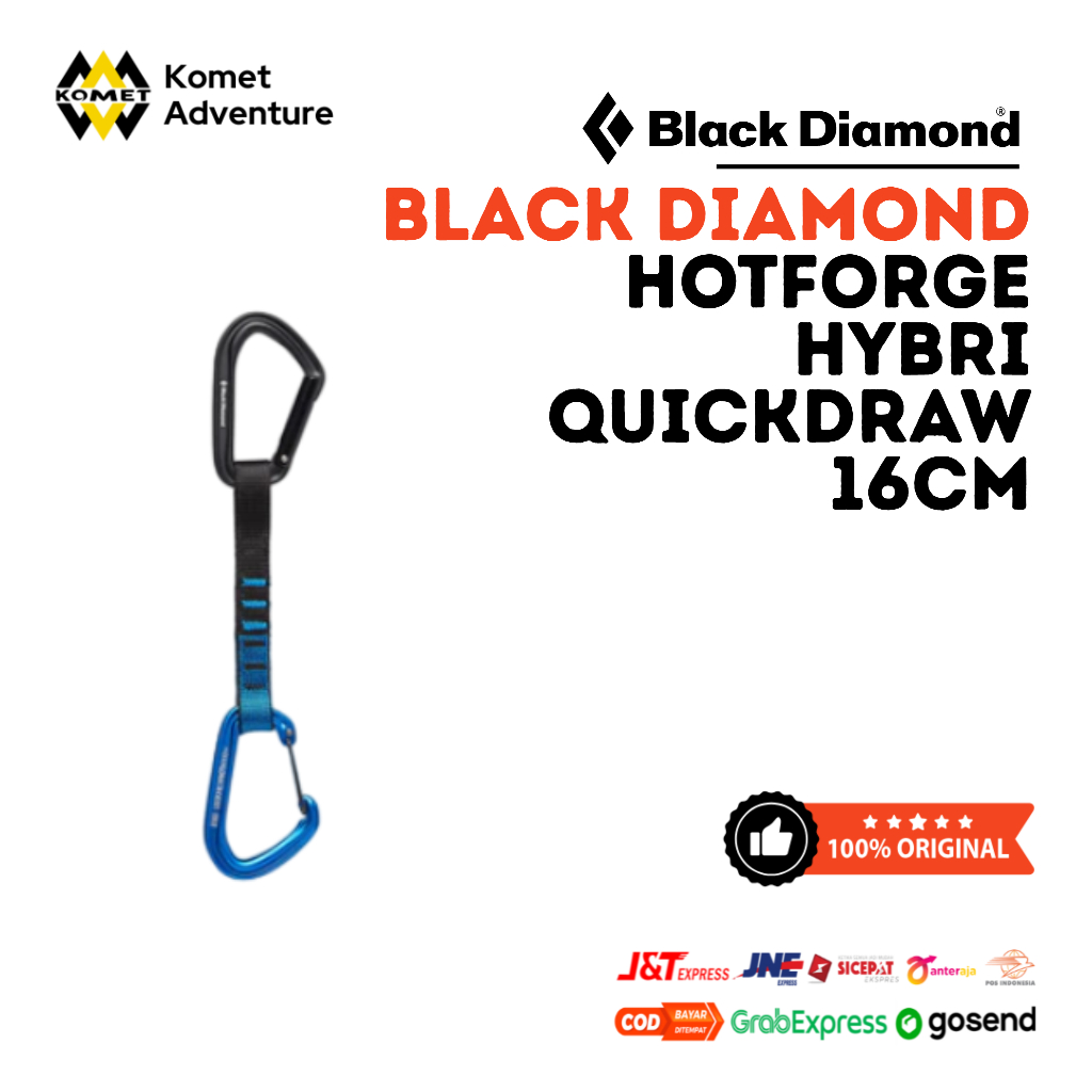 Jual Black Diamond Hotforge Hybrid Quickdraw 16cm - Climbing Device ...