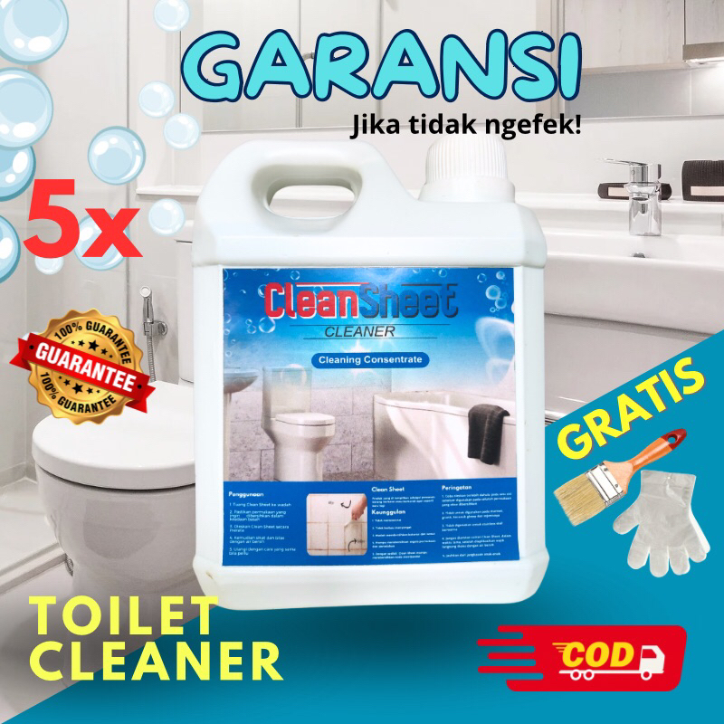 Jual TOILET CLEANER PEMBERSIH TOILET/ pembersih kerak noda kuning ...