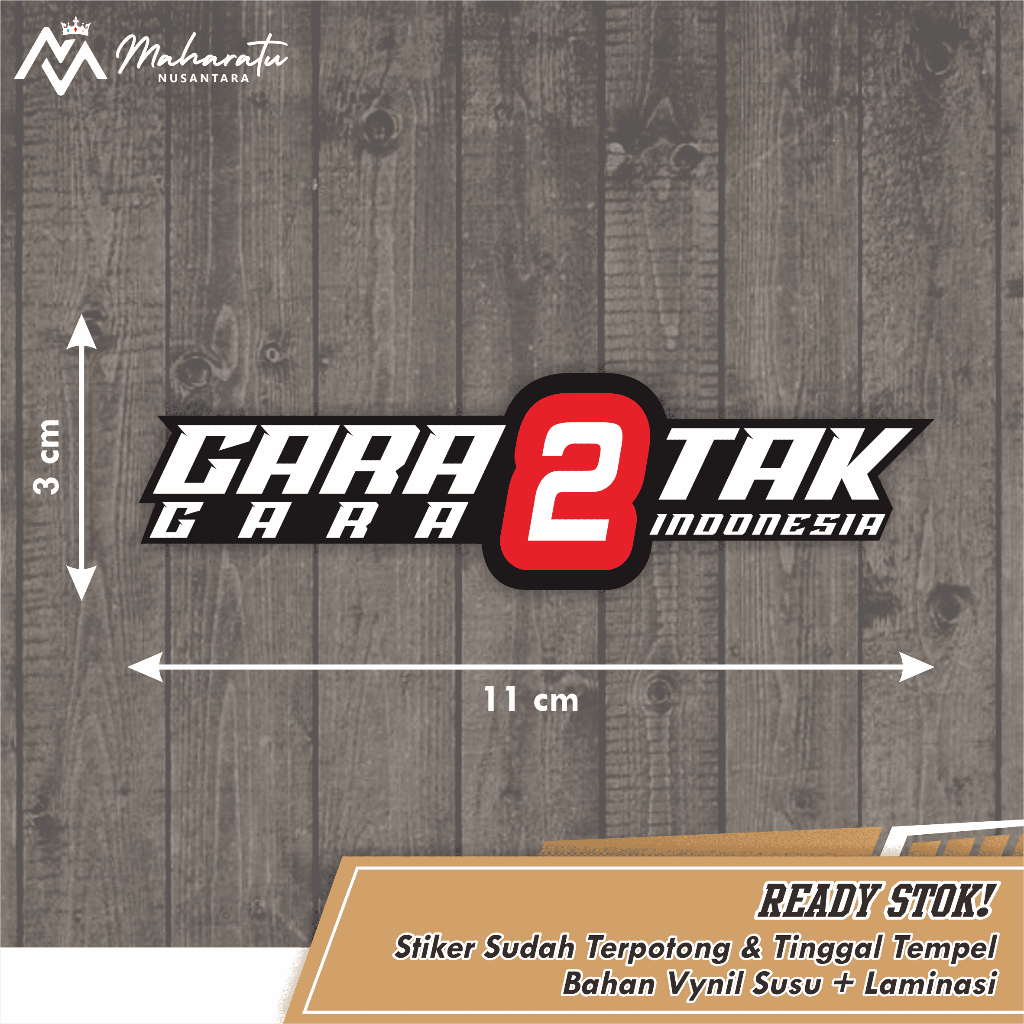 Jual STIKER OTOMOTIF KEREN MURAH - STIKER MOTOR GARA TAK GARA INDONESIA ...