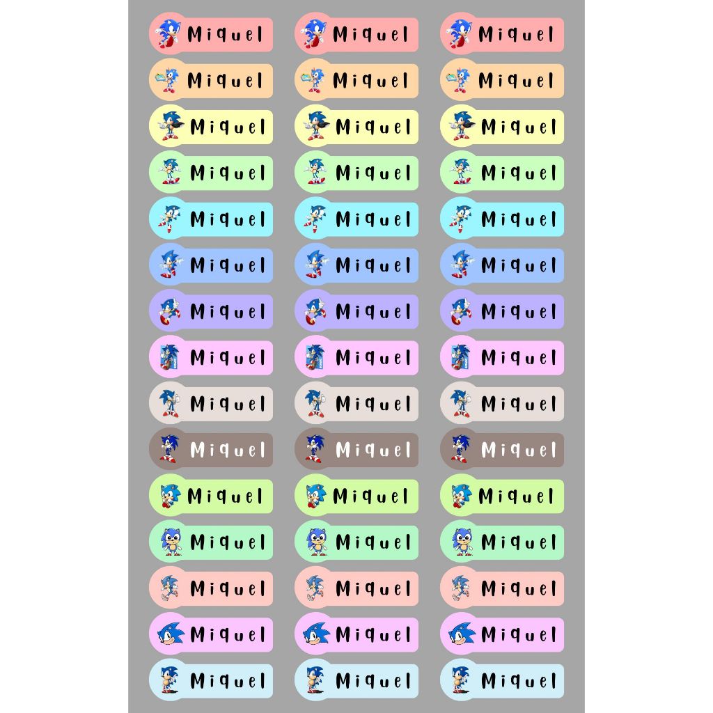 Jual STIKER LABEL NAMA VINYL WATERPROOF 43mm x15mm Karakater Lego ...