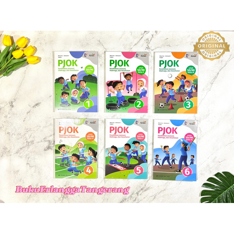 Jual SERI PENJAS ORKES (PJOK) SD/MI KELAS.1 2 3 4 5 6 /KM | PENERBIT ...