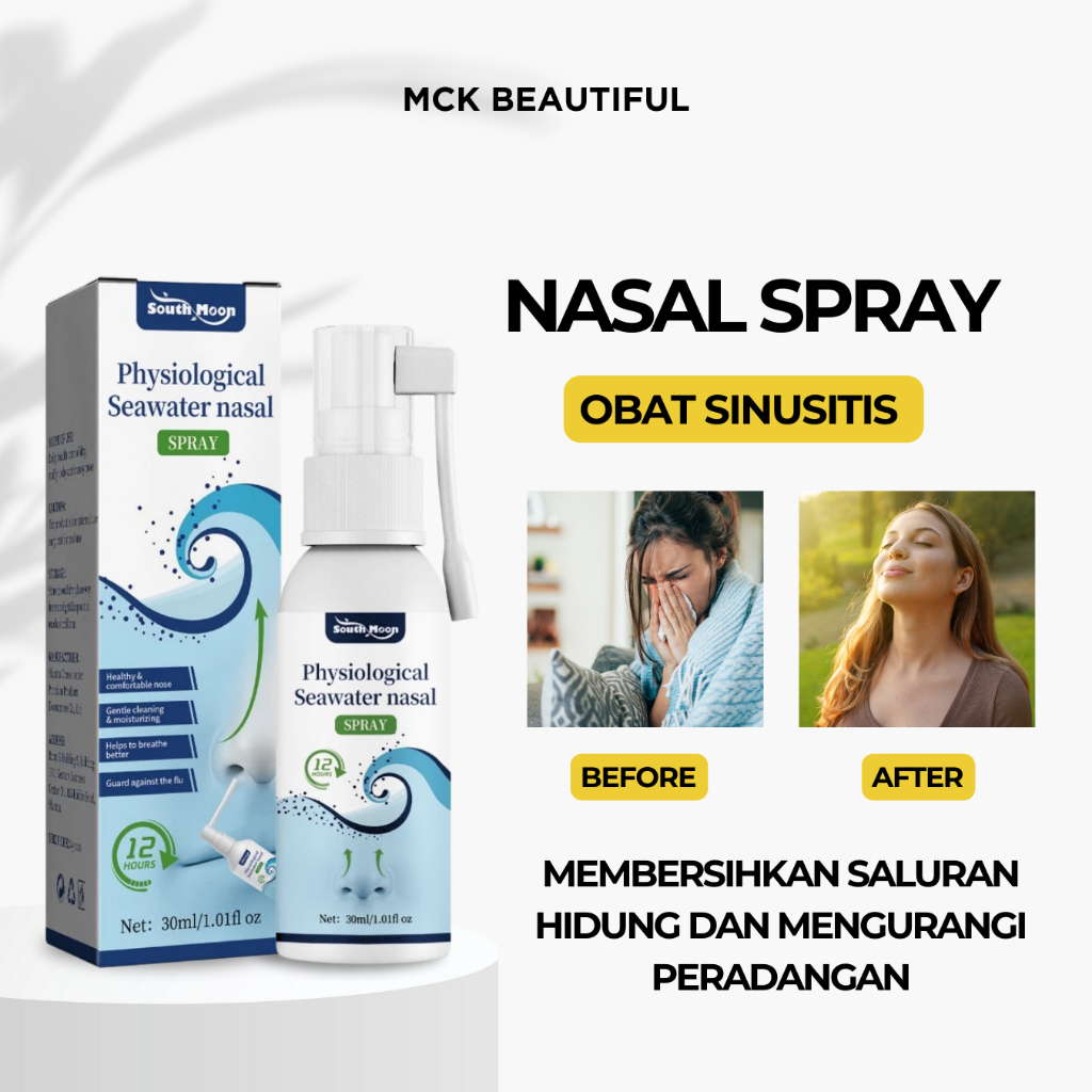 Jual Nasal Spray Semprotan Hidung Obat Polip Hidung Air laut fisiologis ...