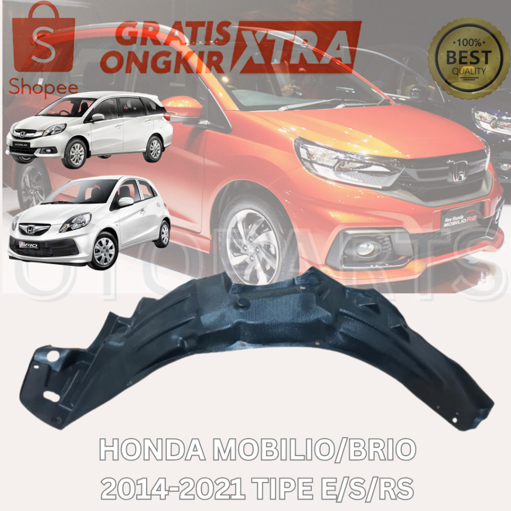 Jual INNER LINER FENDER PELINDUNG SPAKBOR ATAS BAN HONDA BRIO MOBILIO ...