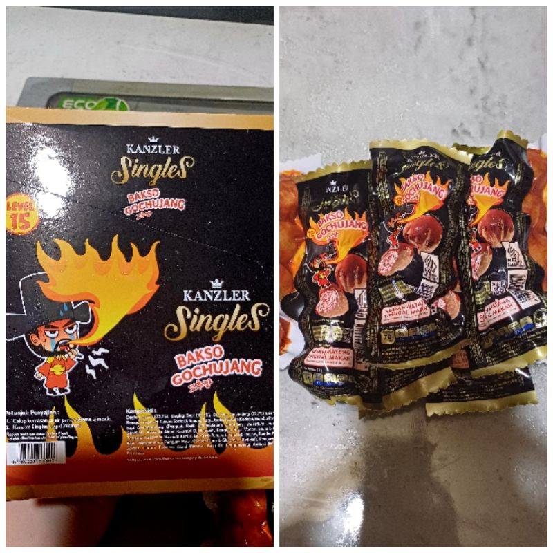 Jual Kanzler Singles Bakso GOCHUJANG / Bakso Sapi dan Ayam Pedas 55gr ...