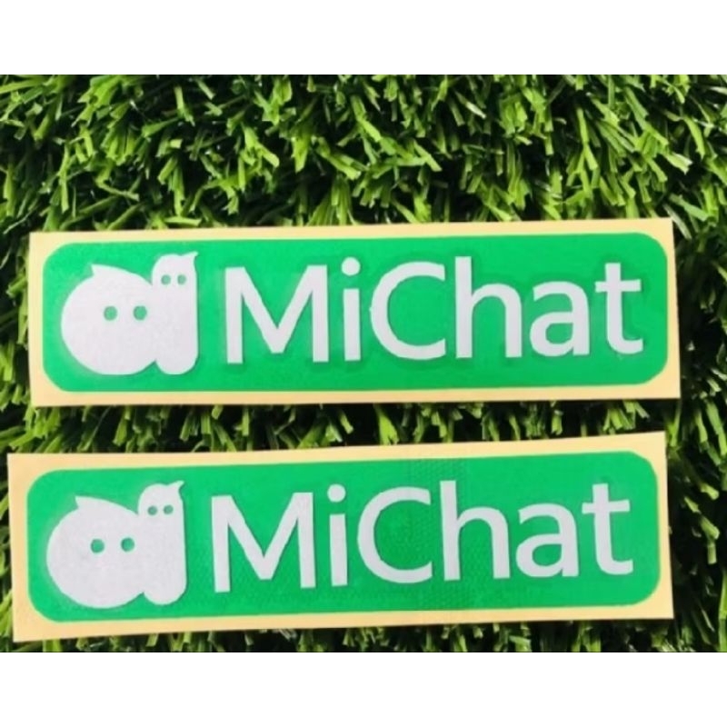 Jual Stiker MICHAT Sticker cutting MI CHAT | Shopee Indonesia