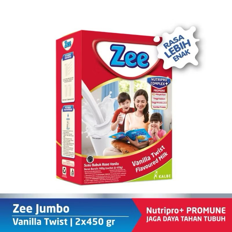 Jual SUSU ZEE 875GR VANILA | Shopee Indonesia