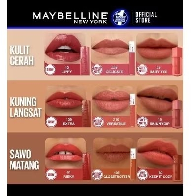 Jual MAYBELLINE OFFICIAL Superstay Lip Bundle Superstay Matte Ink + Superstay Vinyl Ink ...
