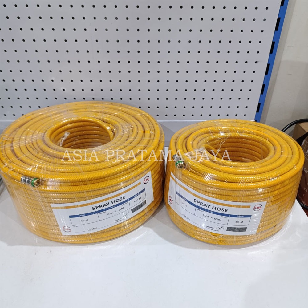 Jual Selang Kompresor Angin 100 Meter 50 meter CSLSpray Hose 3 Ply ...