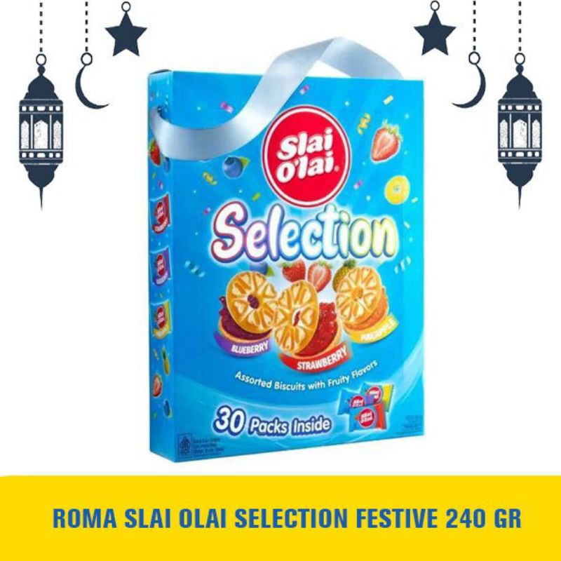 Jual Slai Olai Selection Biskuit Festive Box 240g | Shopee Indonesia