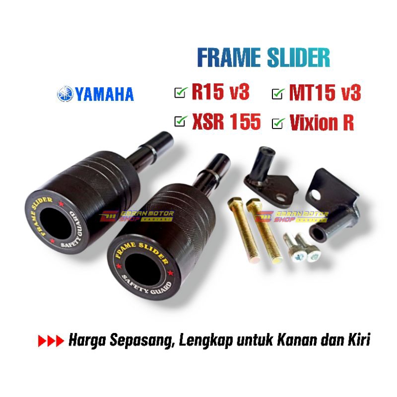 Jual Frame Slider R15 v3 mt15 XSR 155 Vixion R r15v3 xsr155 vixionr ...