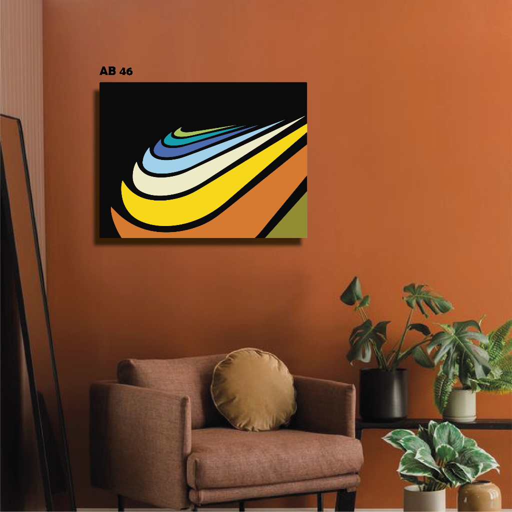 Jual Poster Kamar Desain Abstrak Minimalis Ukuran 20x30 Pajangan Rumah ...