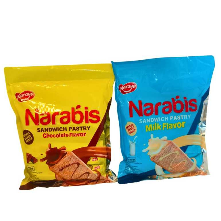 Jual Naraya Narabis Sandwich Pastry 240g Milk / Chocolate 240g | Shopee ...