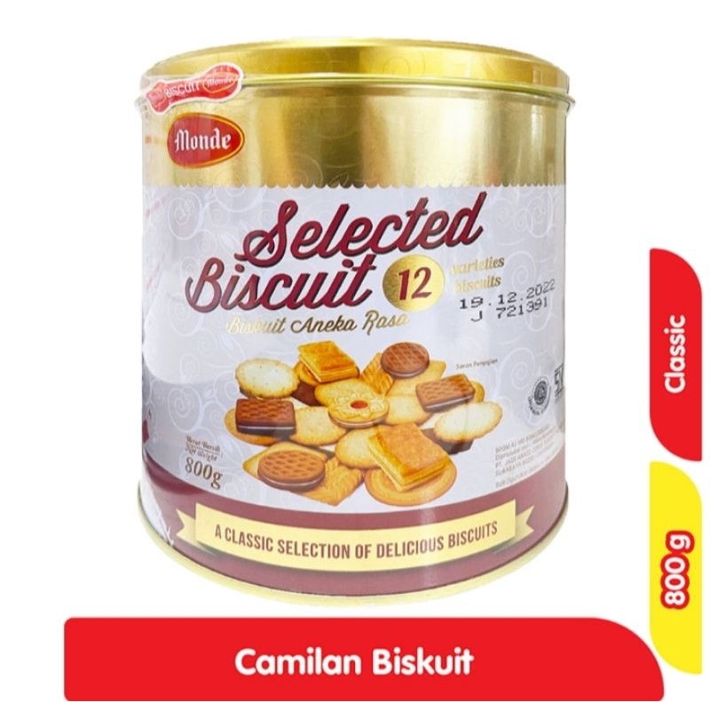 Jual Monde Selected Biscuit Kaleng 800 g | Shopee Indonesia
