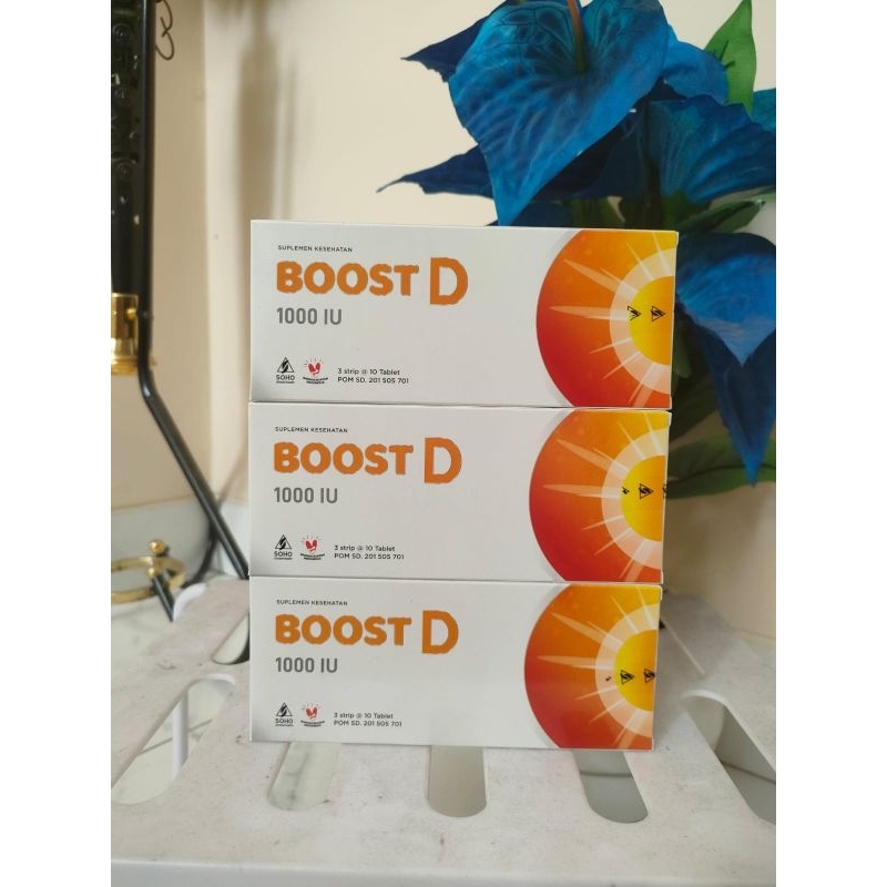 Jual BOOST D VITAMIN D3 1000 IU / ISI 30 TABLET | Shopee Indonesia