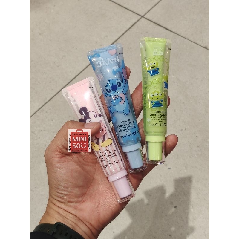 Jual MINISO 🆕 2in1 Hand Cream DISNEY Collection 12g (STITCH/ ALIEN ...