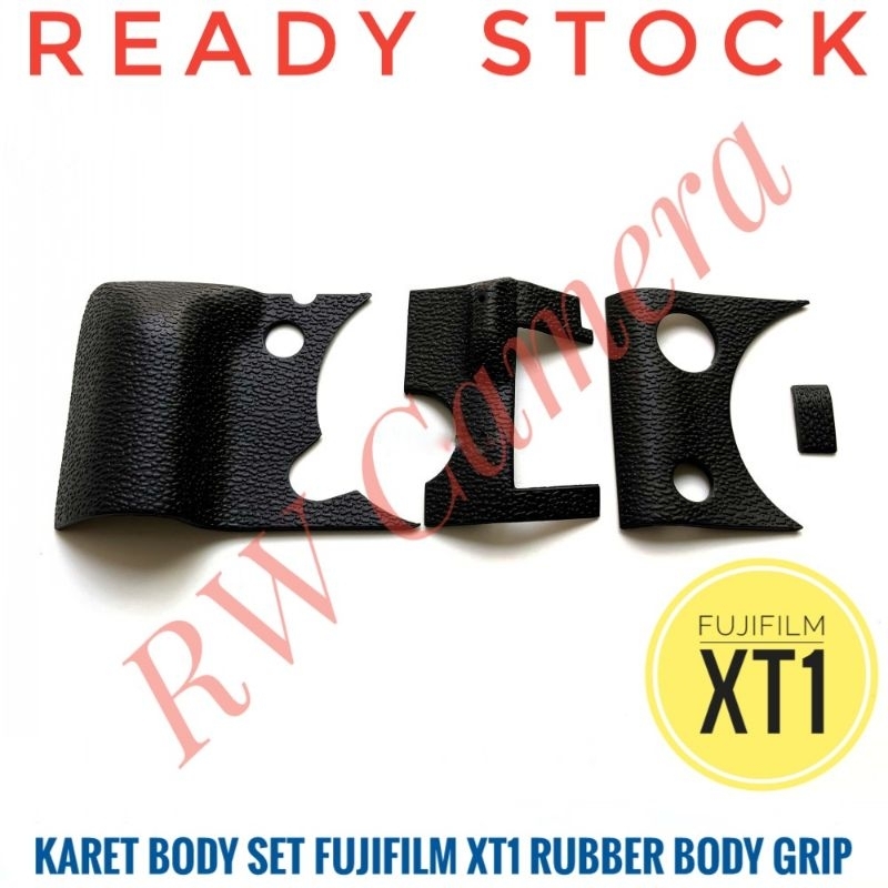 Jual Karet Body Fujifilm XT1 Rubber Hand Grip Fuji Ruber Set X-T1 Bodi Isi 4pc Lengkap dengan ...