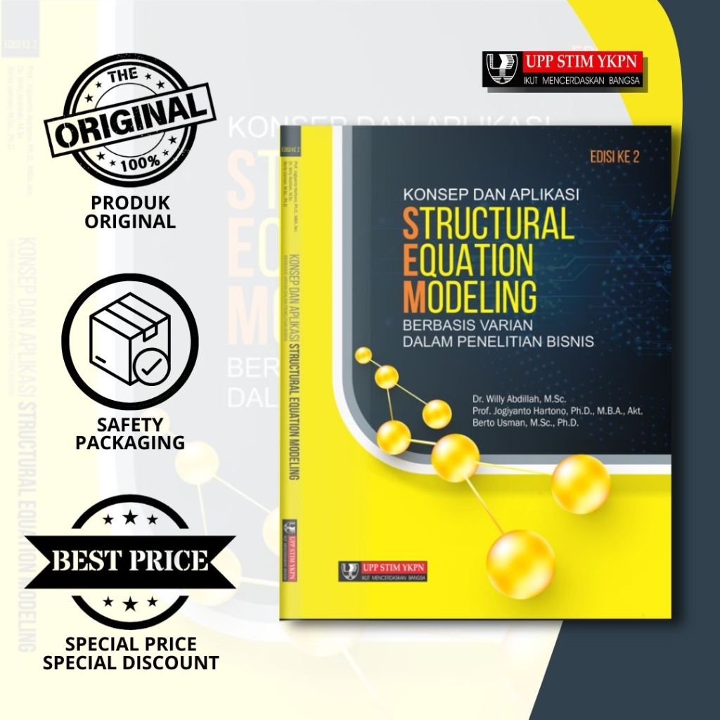 Jual UPP STIM YKPN - Konsep dan Aplikasi Structural Equation Modeling ...