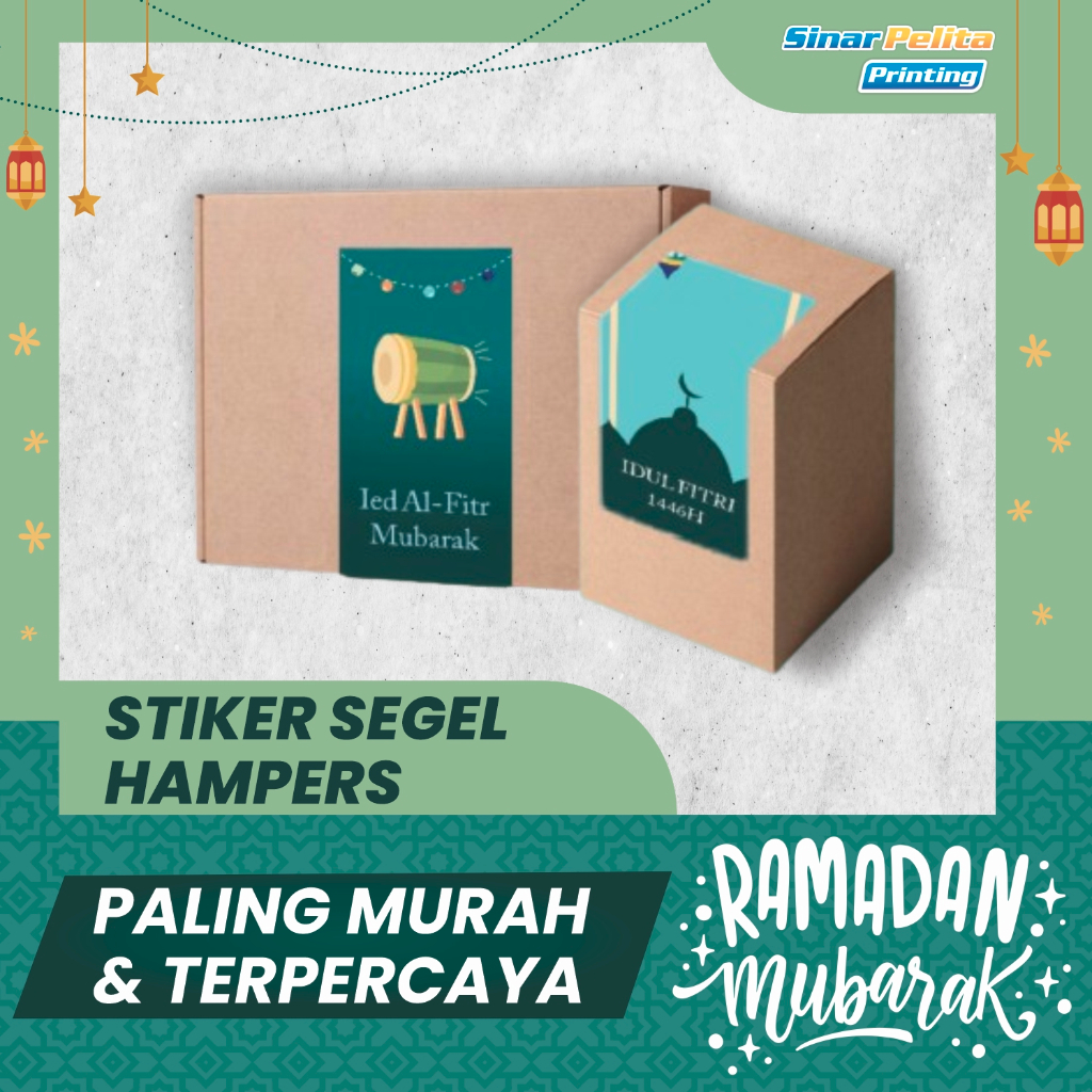 Jual STIKER SEGEL KOTAK HAMPERS | STIKER HAMPERS LEBARAN | FREE ...