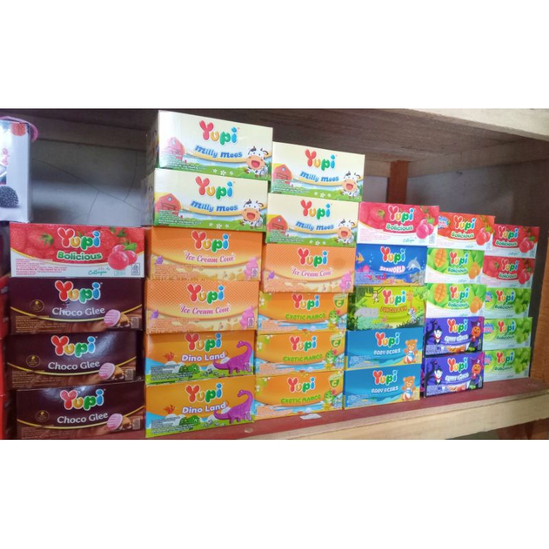 Jual Yupi permen jeli & Bolicious Aneka rasa Box isi 24 Pcs | Shopee ...