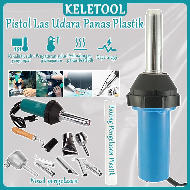 Jual Senjata Las Pistol Las Plastik 1080W/1500W Obor Udara Panas Pistol ...