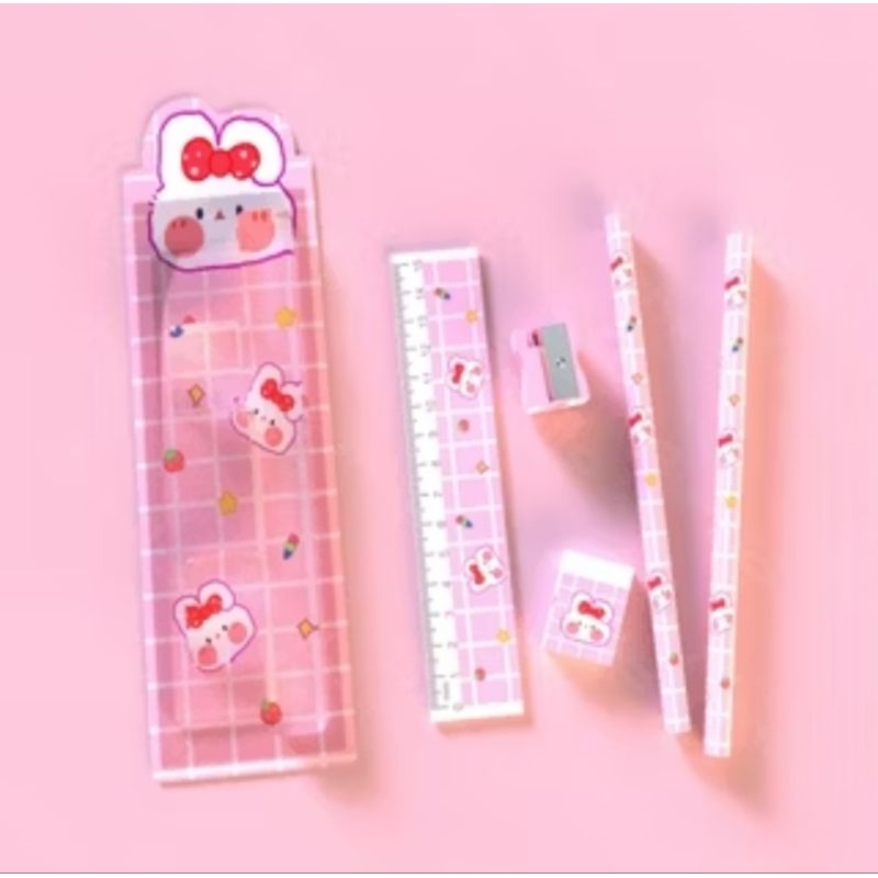 Jual 5in1 Set Alat Tulis Anak Lucu | Shopee Indonesia