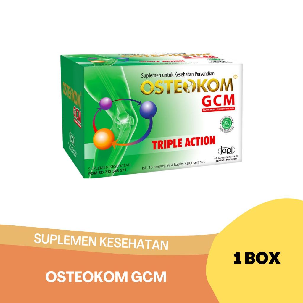 Jual Osteokom gcm 15 strip x 4 tablet ( 1 box ) | Shopee Indonesia