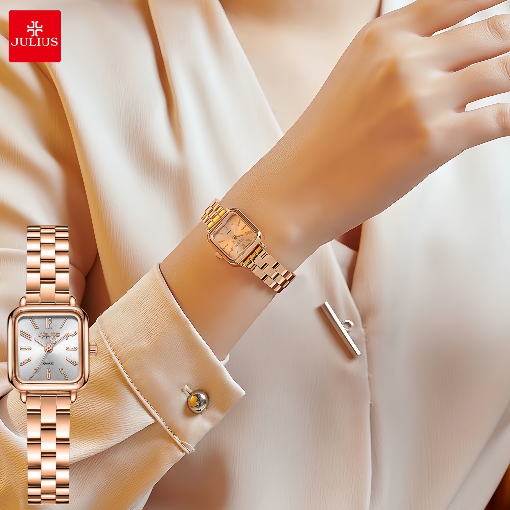 Jual Jam Tangan Wanita JULIUS Merek Terkenal Korea Tahan Air Tali ...
