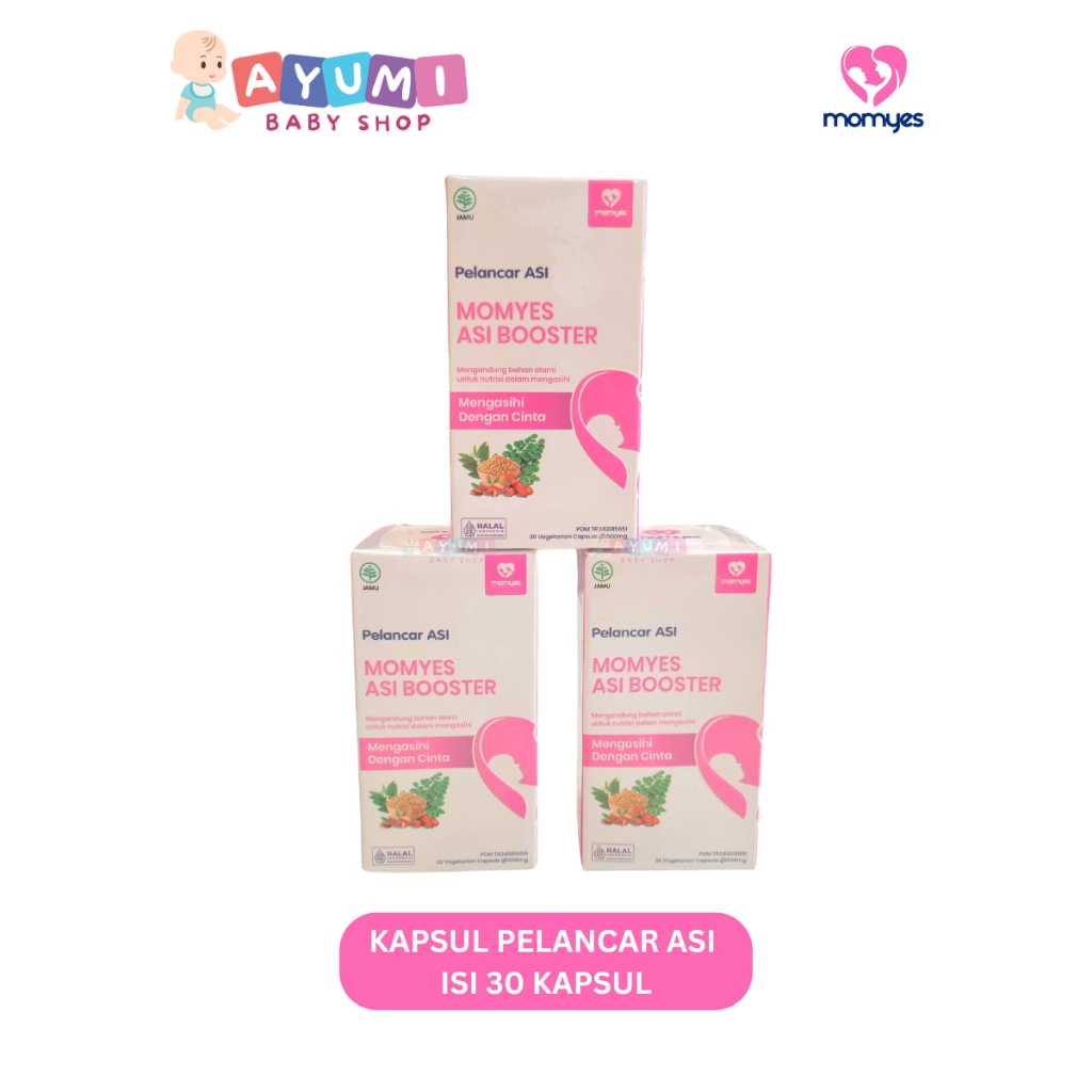 Jual [MOMYES] Kapsul Pelancar ASI Isi 30 - ASI Booster untuk Ibu Bayi ...