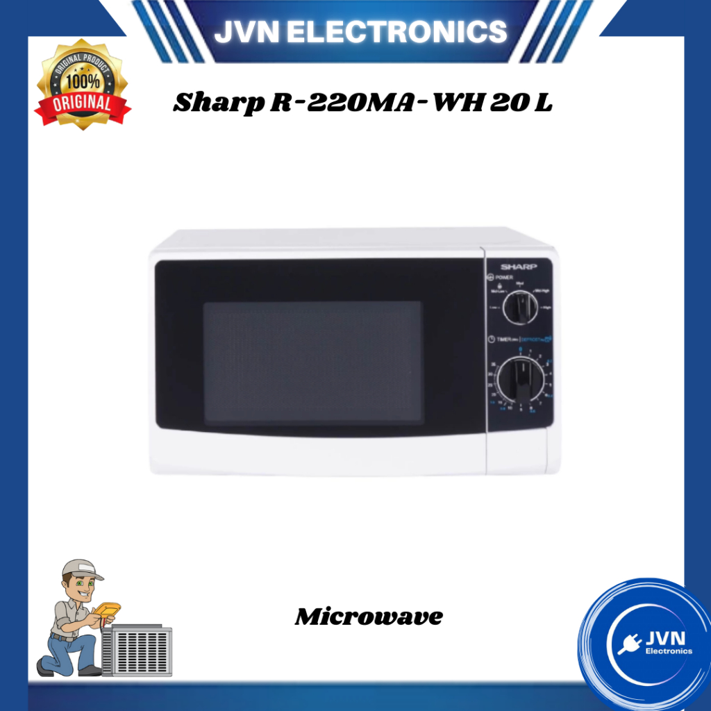 Jual Microwave Sharp R-220MA-WH 20 L | Shopee Indonesia